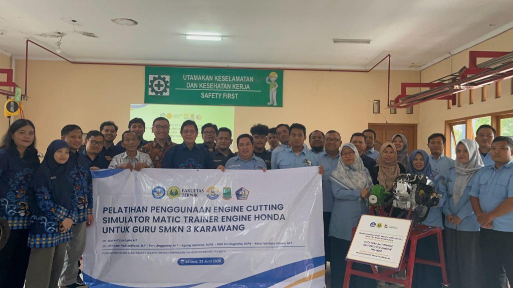 Optimalkan Pembelajaran Praktik Sepeda Motor Matic, Tim P2M Pendidikan ...